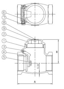 SVB31930 3 STOCKHAM B-319C 125 BRZ THRD CHECK VALVE - Ohio Pipe, Valves ...